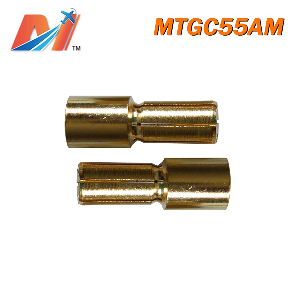 Maytech Clearance (1pc) 5.5mm golden connector mal... – Grandado