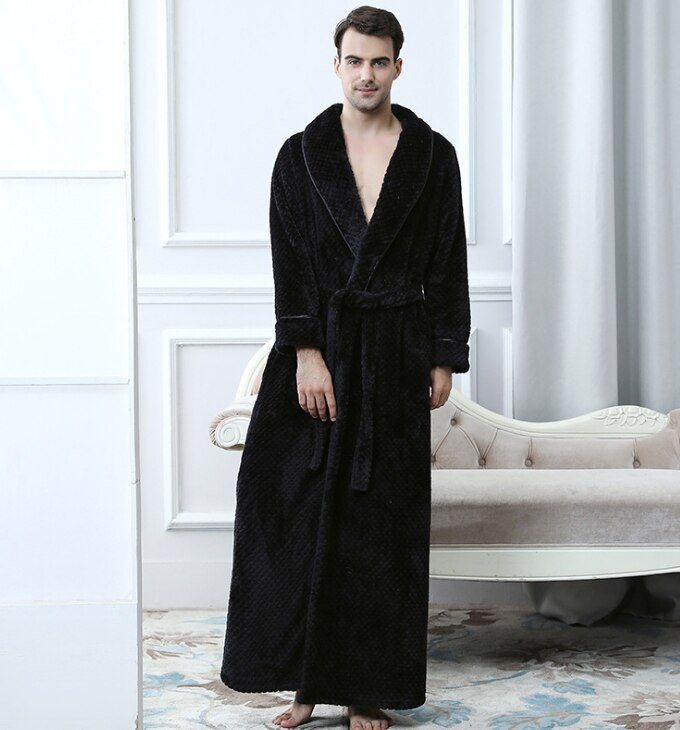 Thick Terry Robes for Men Warm and Soft Length to ... – Vicedeal