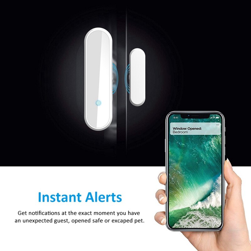 Mini WiFi Door Sensor Smart Home Security Window A... – Grandado