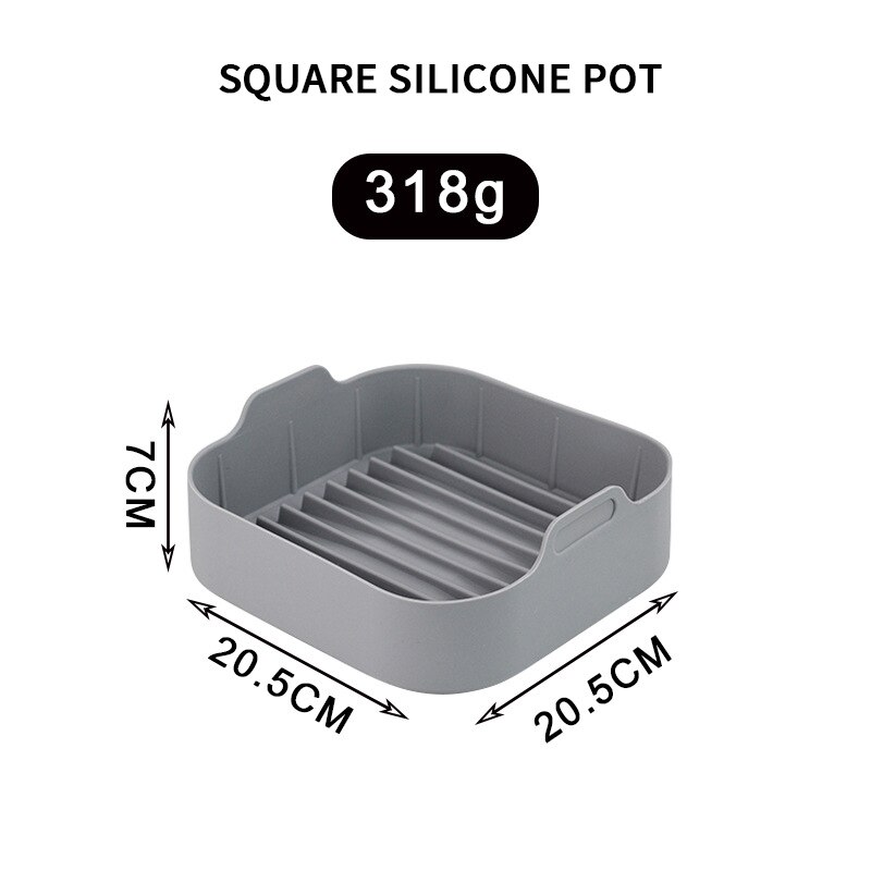 Silicone Air Fryer Multifunctional Square Round He... – Grandado