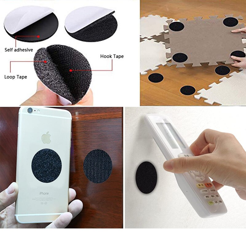 10Pairs Velcros Self Adhesive Hook and Loop Fasten... – Grandado