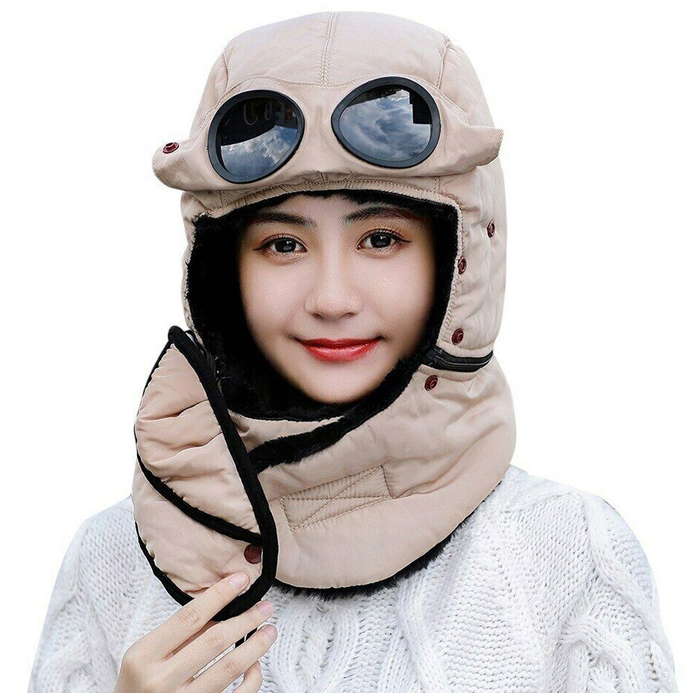 Thermal Winter Trapper Hat with Glasses Autumn Win... – Vicedeal