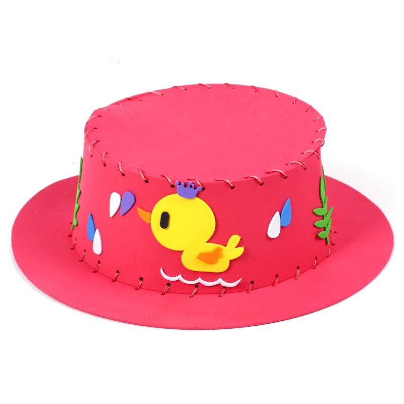 EVA Foam Paper Weaving Hat Flowers animal Patterns... – Vicedeal