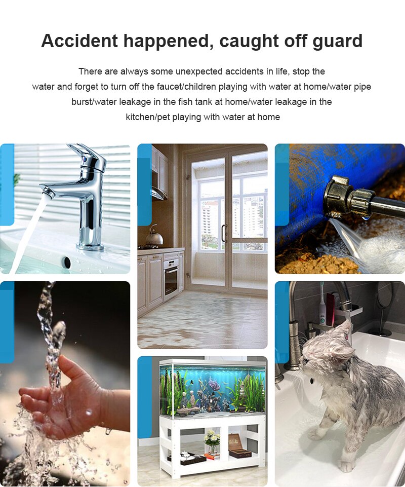 Water Leakage Sensor WIFI Leak Level Alarm Detecto... – Grandado