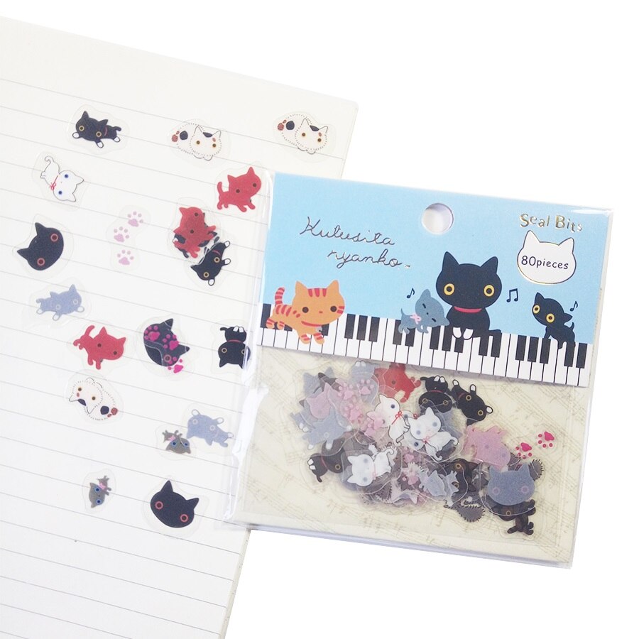 80 Pcs/lot Kawaii Cute Bear Cat Rabbit Sticker DIY... – Grandado
