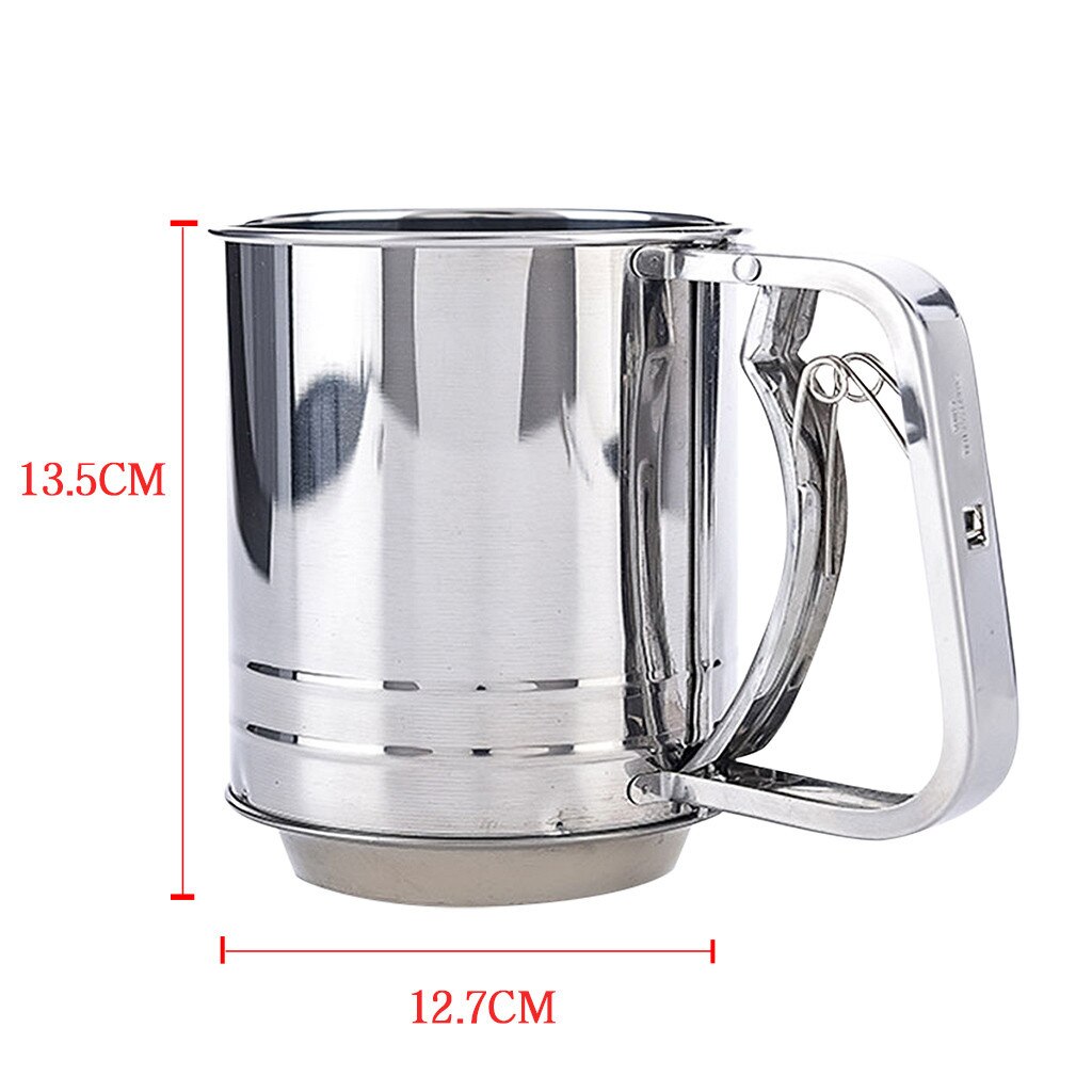 Flour Sifter Stainless Steel - Large Capacity Stai... – Grandado