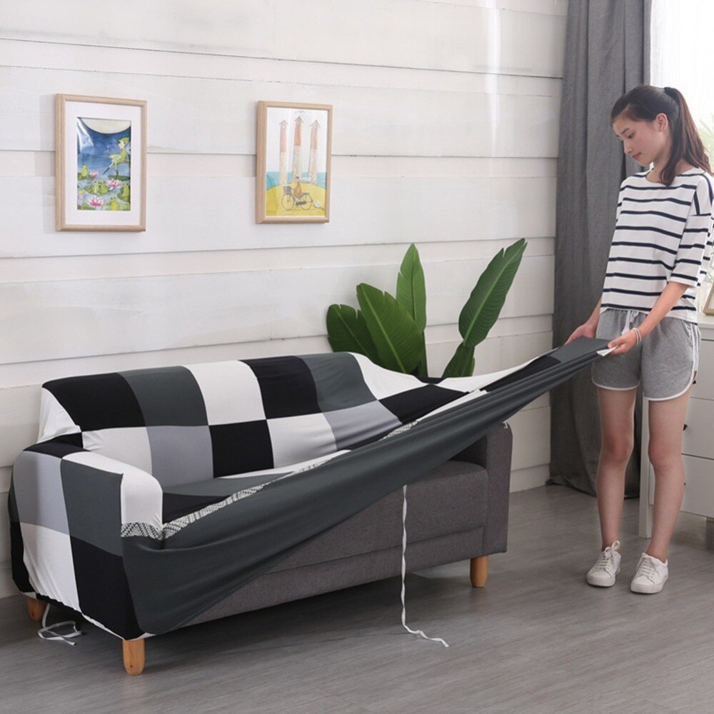 Full-Coverage Elastic Stretchy Sofa Cover Protecto... – Grandado