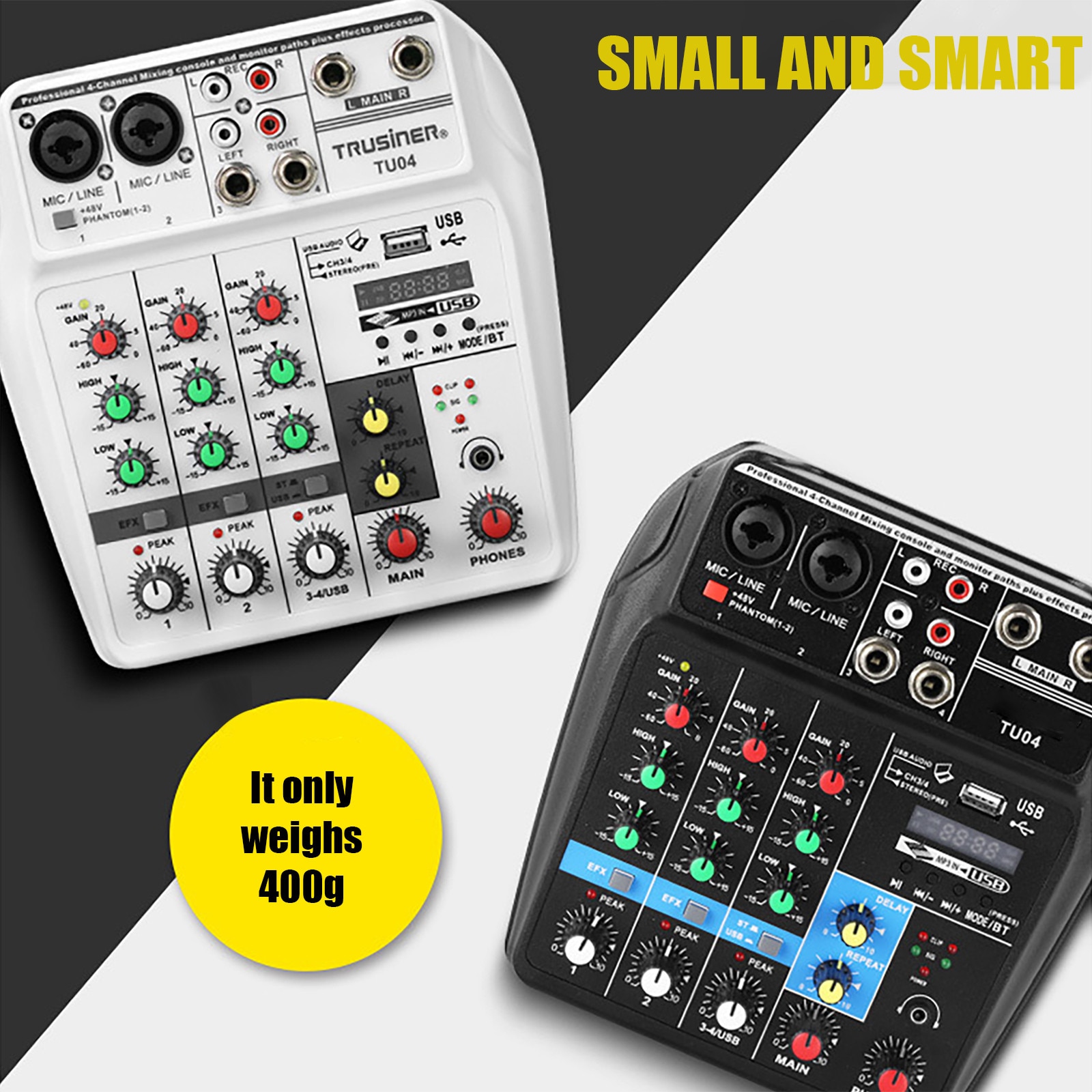 Portable Bluetooth Mini Mixing Console Sound Card ... – Vicedeal