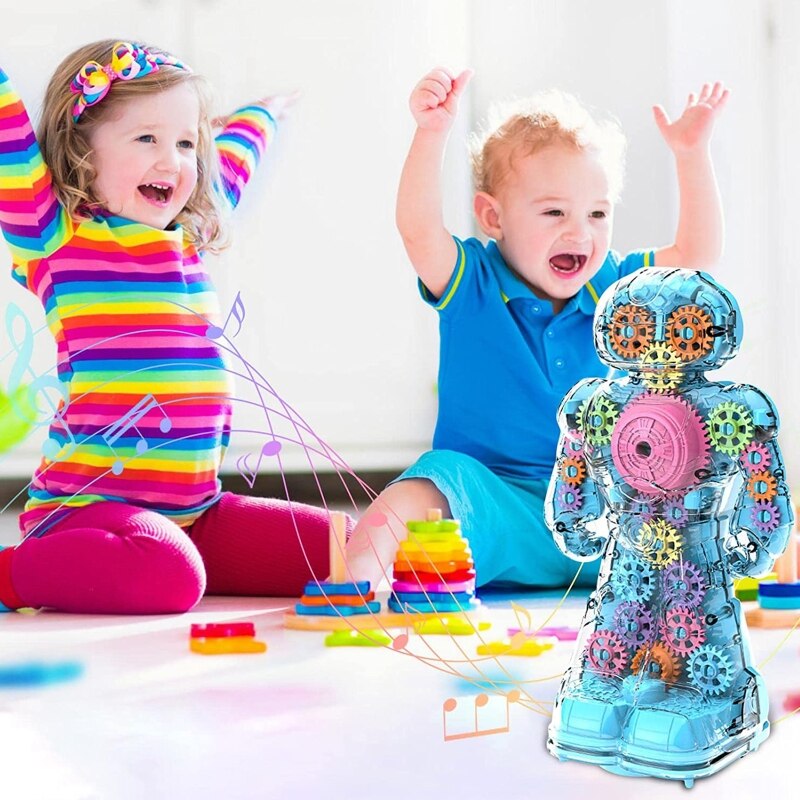 Musical Singing Robot Toy with Flashing Light Tran... – Grandado