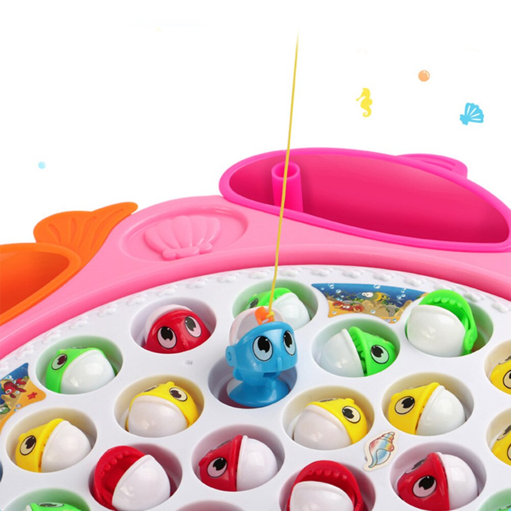 Electric Musical Rotating Fishing Toy Children Boa... – Grandado