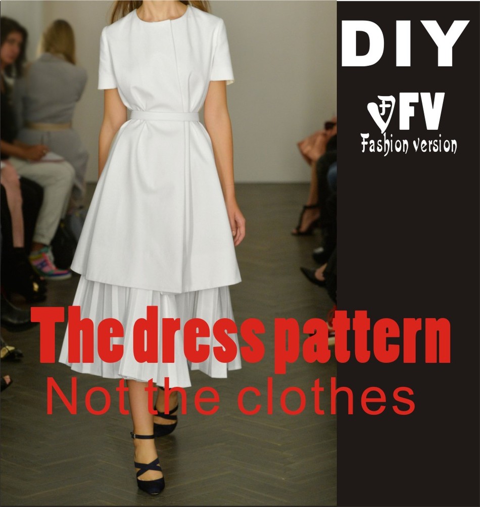 Clothing DIY The dress Dresses Sewing Pattern cutt... – Grandado
