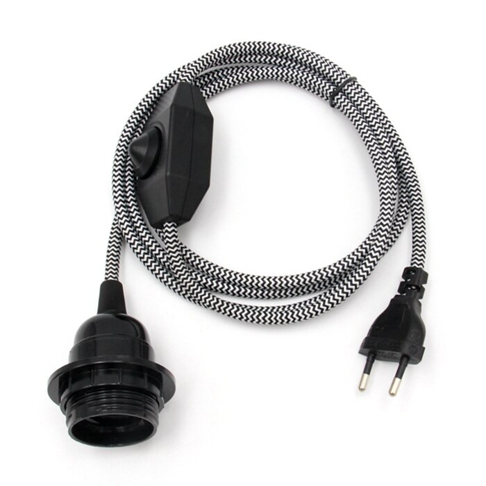 2 Meters Vintage Euro Plug Power Cord With Dimmer ... – Grandado