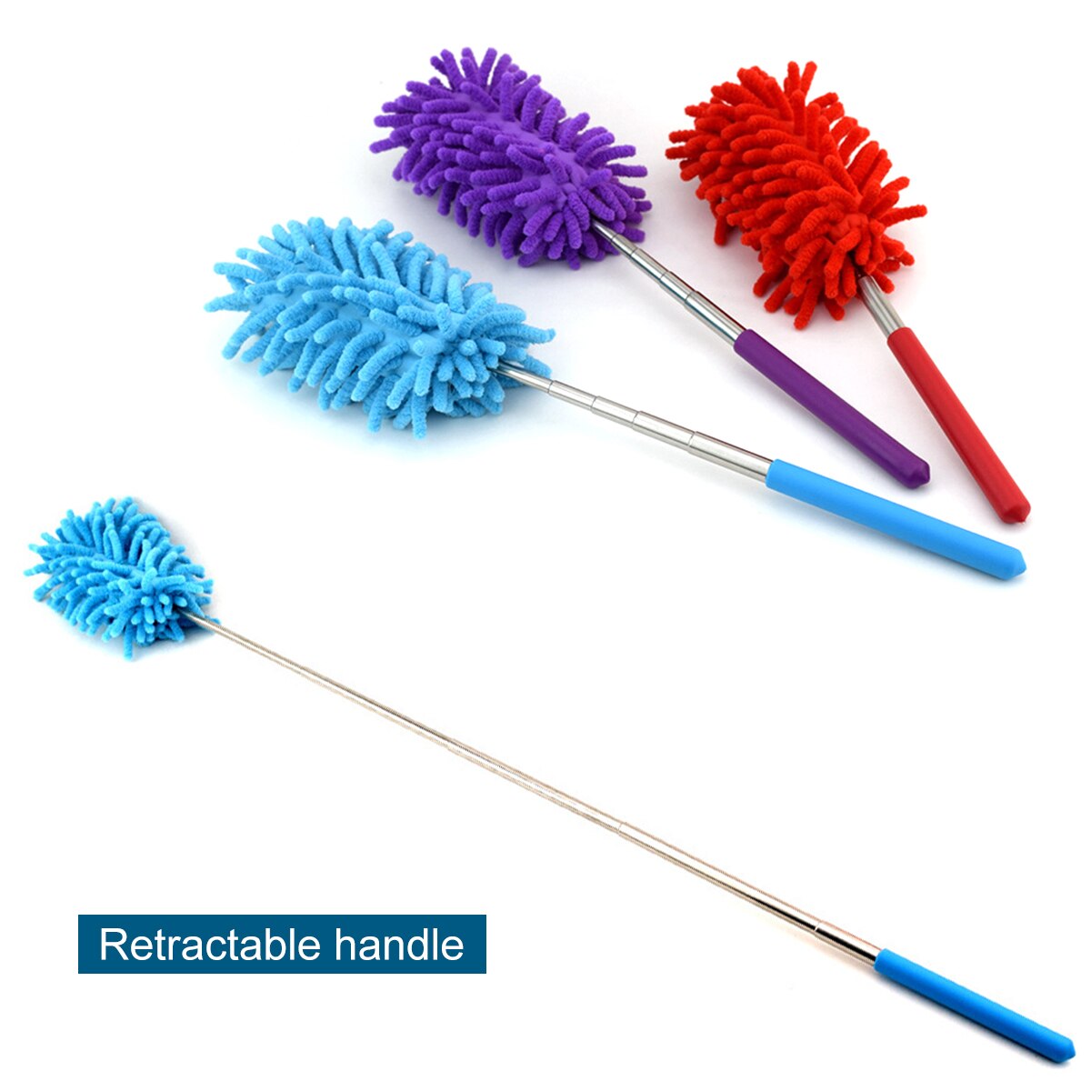 Extendable Telescopic Microfibre Duster Cleaning B... – Vicedeal