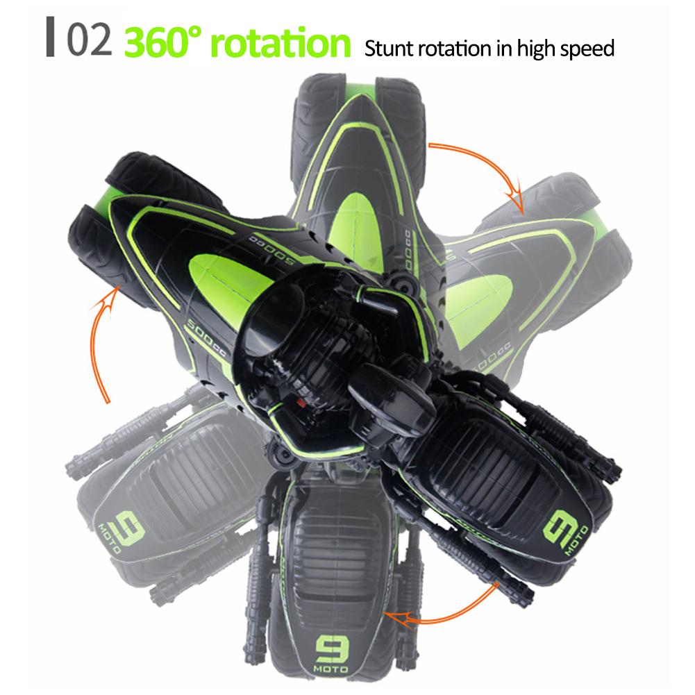 RC Stunt Motorcycle Left-right Drift 360 Degree Ro... – Grandado