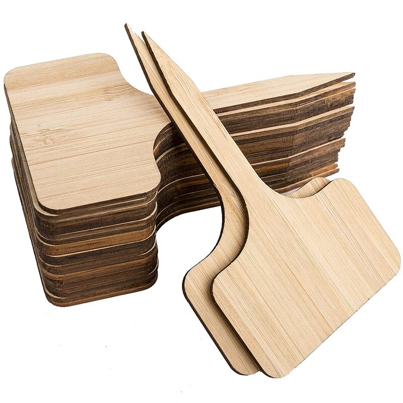 50Pcs Bamboo Plant Label Bamboo Insert Brand Bambo... – Grandado
