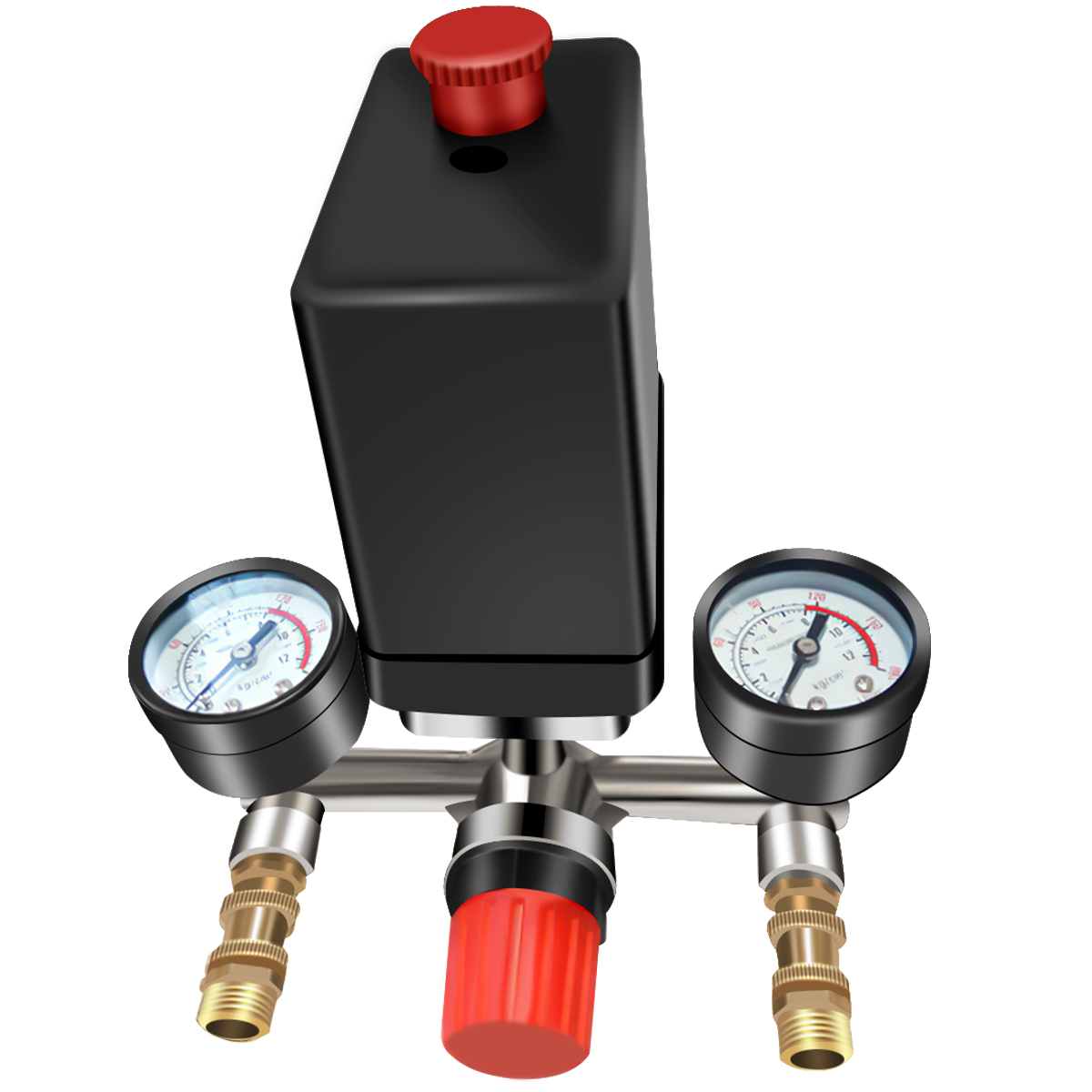Luftkompressordeler 90-120 psi trykkbryter manifol... – Grandado