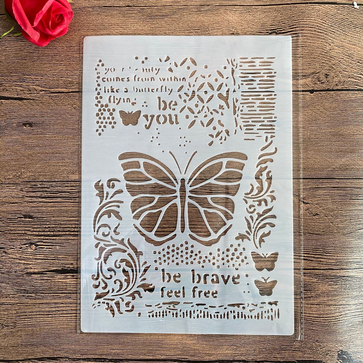 A4 Size Stencil Voor Muurschildering Scrapbooking ... – Vicedeal