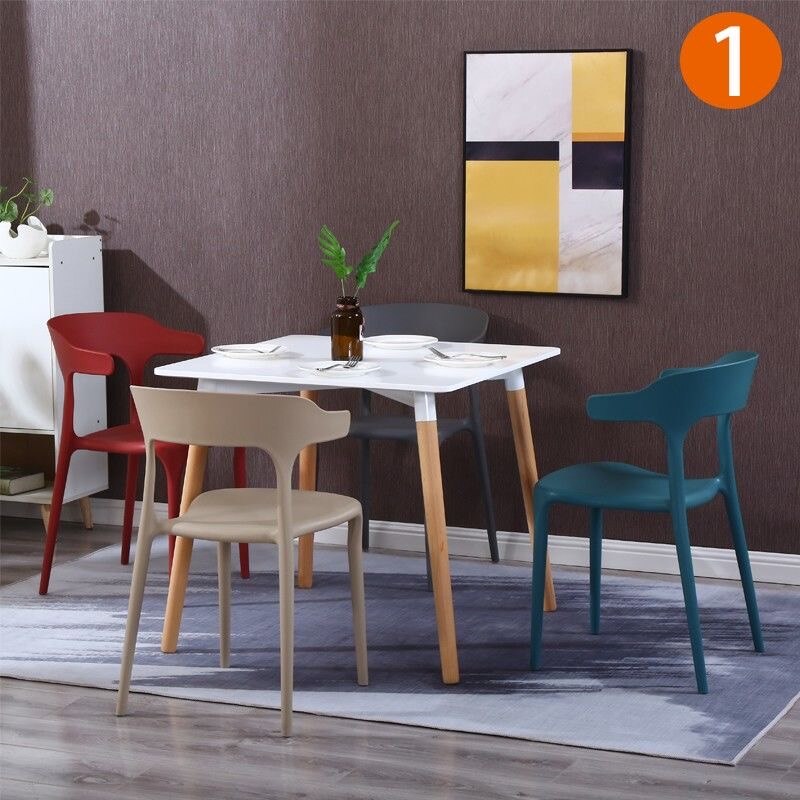 Dining chairs plastic Dining chairs PE Dining chai... – Grandado