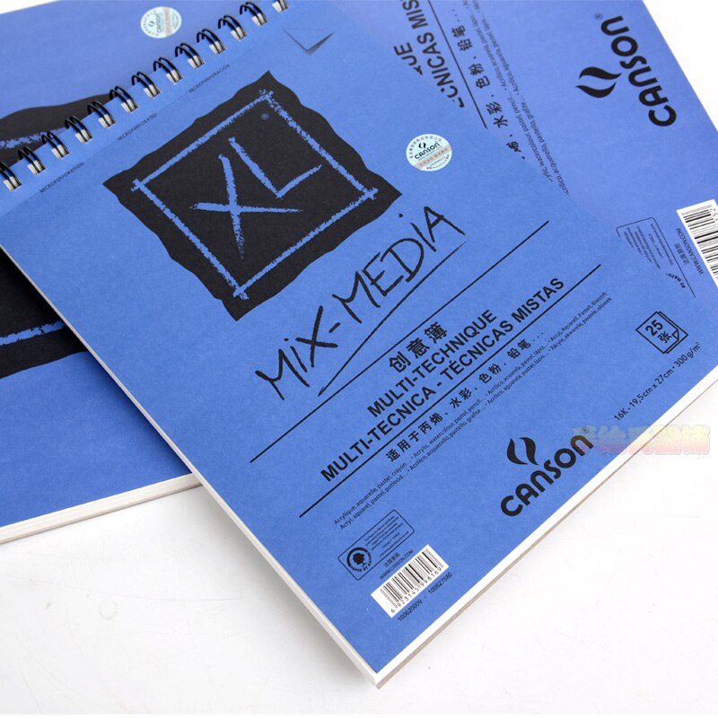 16K Canson XL Mix Media pad Drawing Paper Watercol... – Grandado