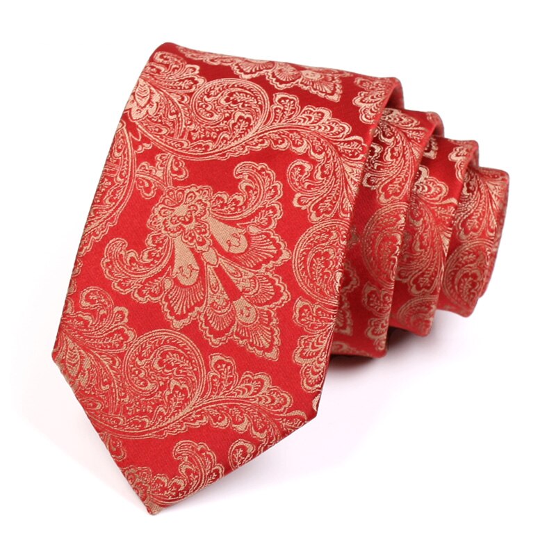 Brand Men's Plaid Tie 7CM Ties For Men Business Su... – Grandado