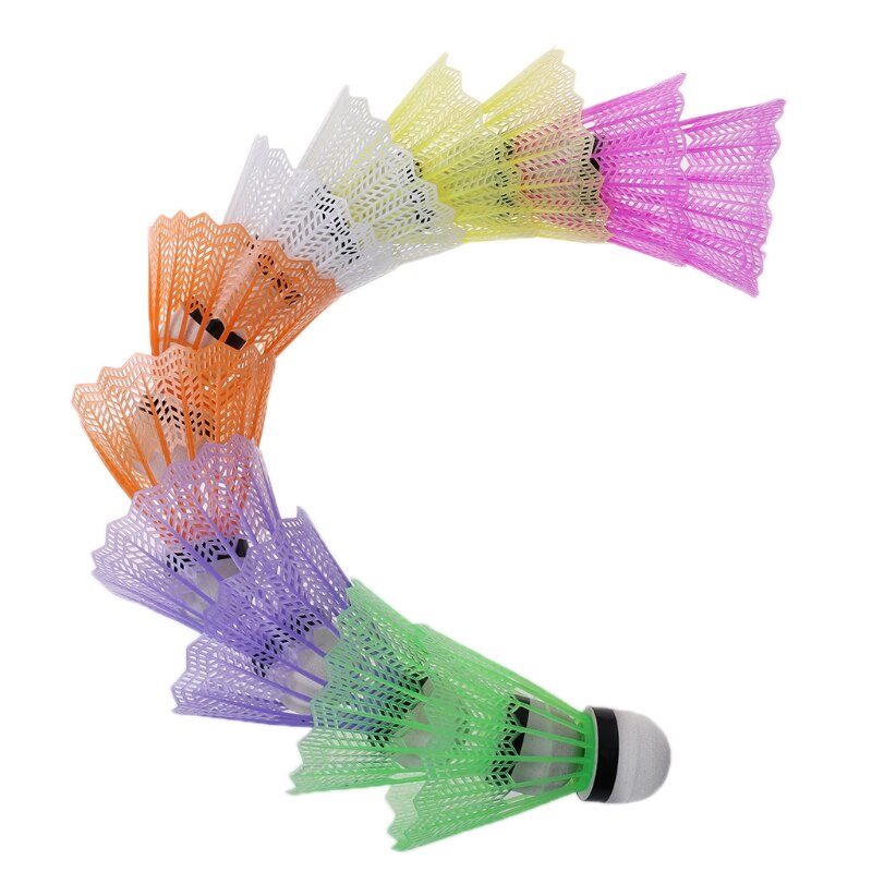 Colorful Badminton Plastic Shuttlecocks Indoor Out... – Grandado