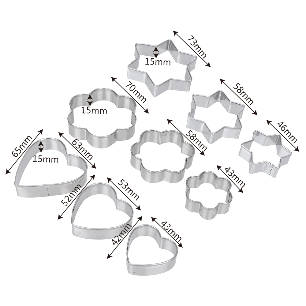 HILIFE Baking Mould Cookie Cutter Egg Mould Stainl... – Grandado
