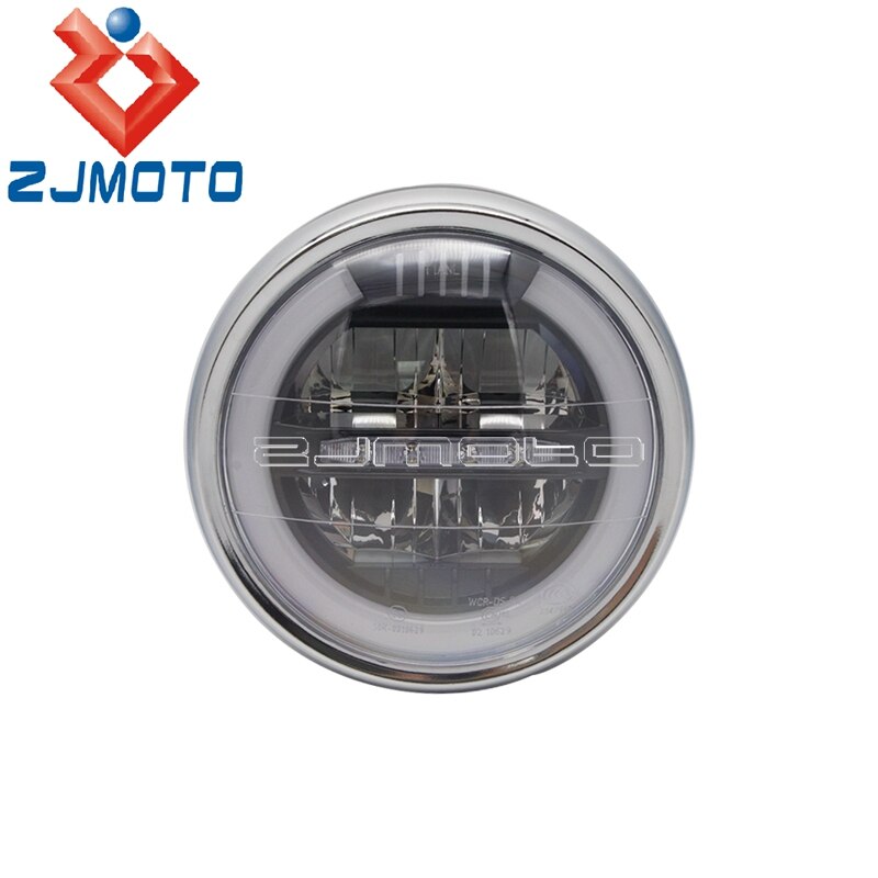 E-Mark E8 Led Motorcycle Headlight DRL Halo Built-... – Vicedeal