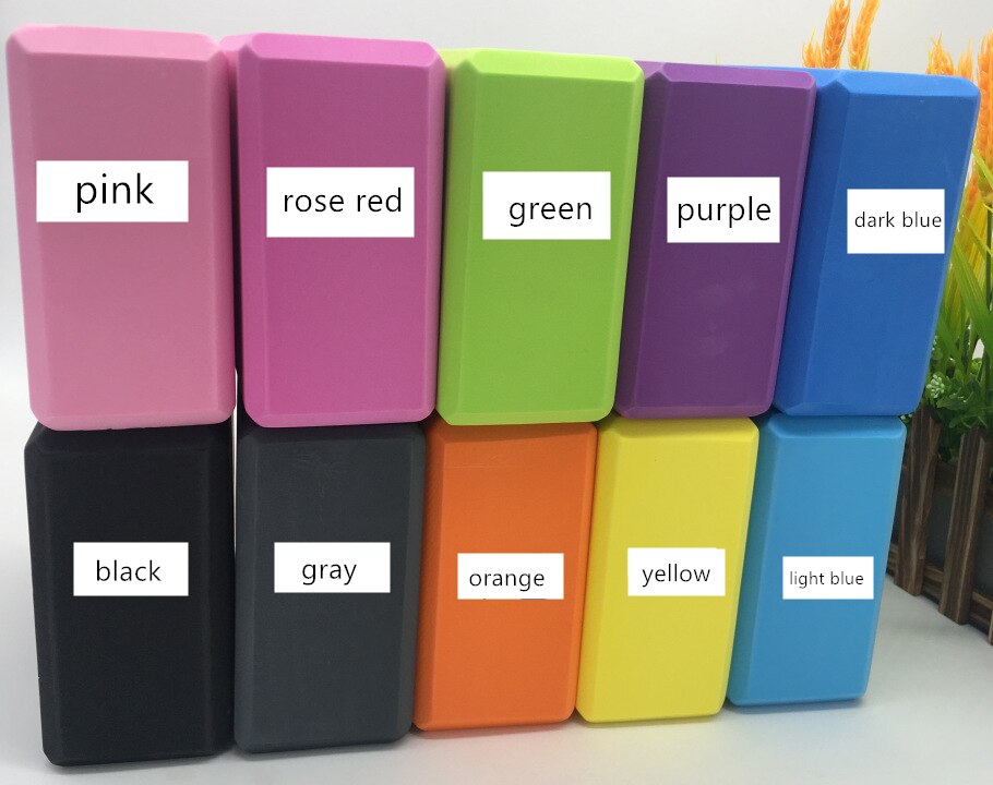 Yoga Blöcke 2 Pack Set Hohe Dichte EVA Schaum Bloc... – Grandado