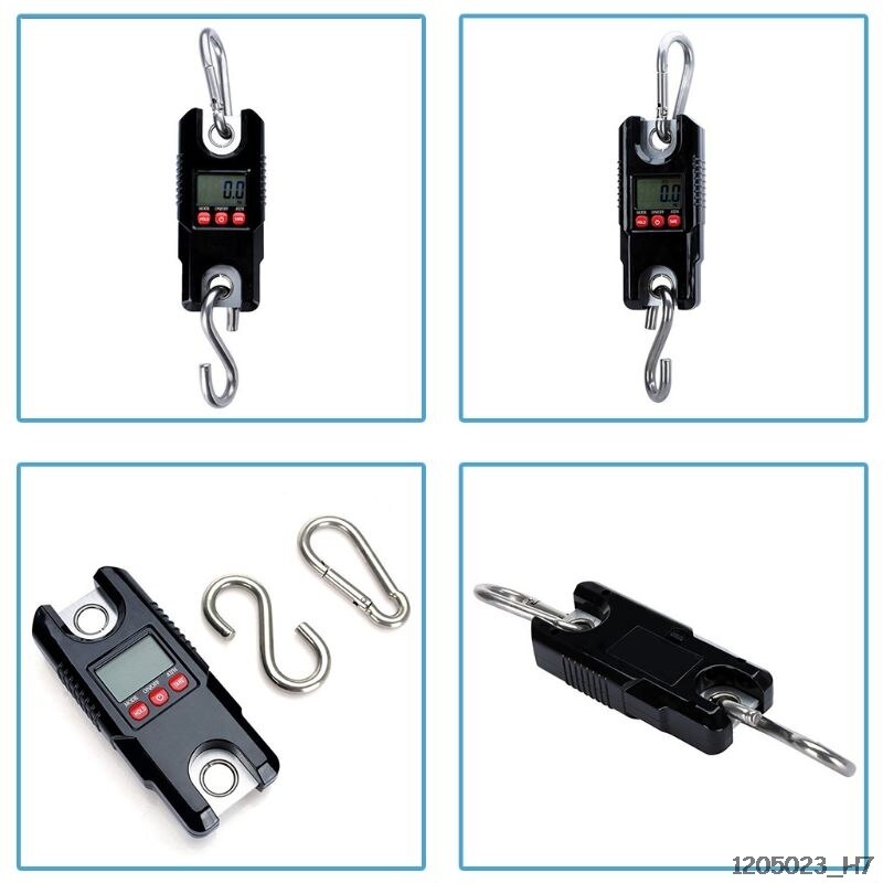 Digital Hanging Scale 300 KG / 660 LBS 100g Indust... – Vicedeal