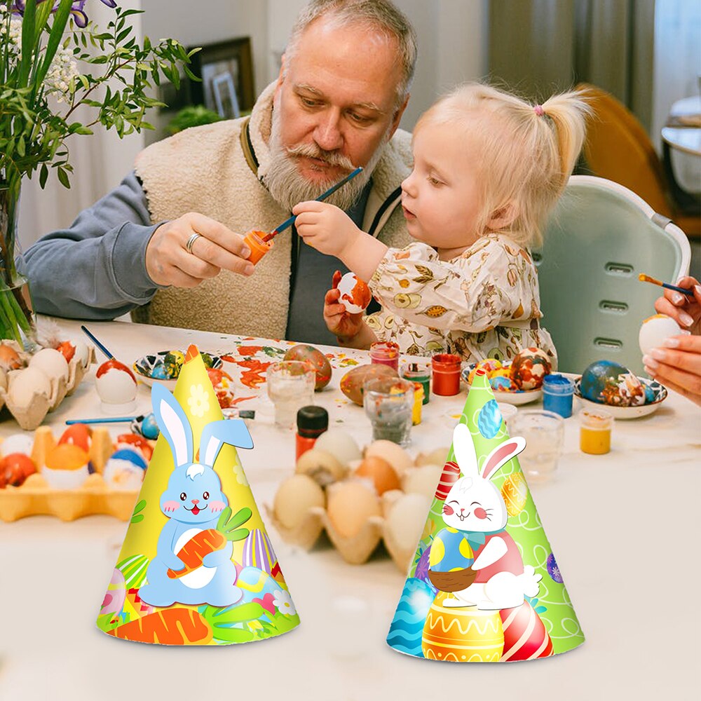 6pcs Happy Easter Festival Party Favors Paper Anim... – Grandado