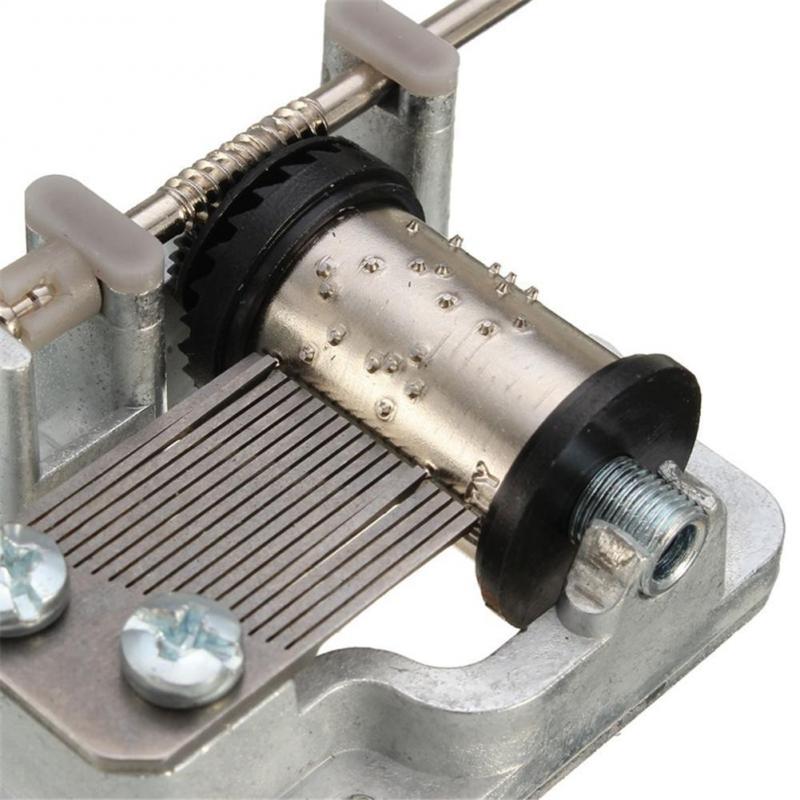 Metal Mini Music Box DIY Mechanical Hand Crank Cra... – Grandado