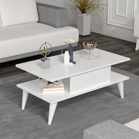 Beta Coffee Table White – Grandado
