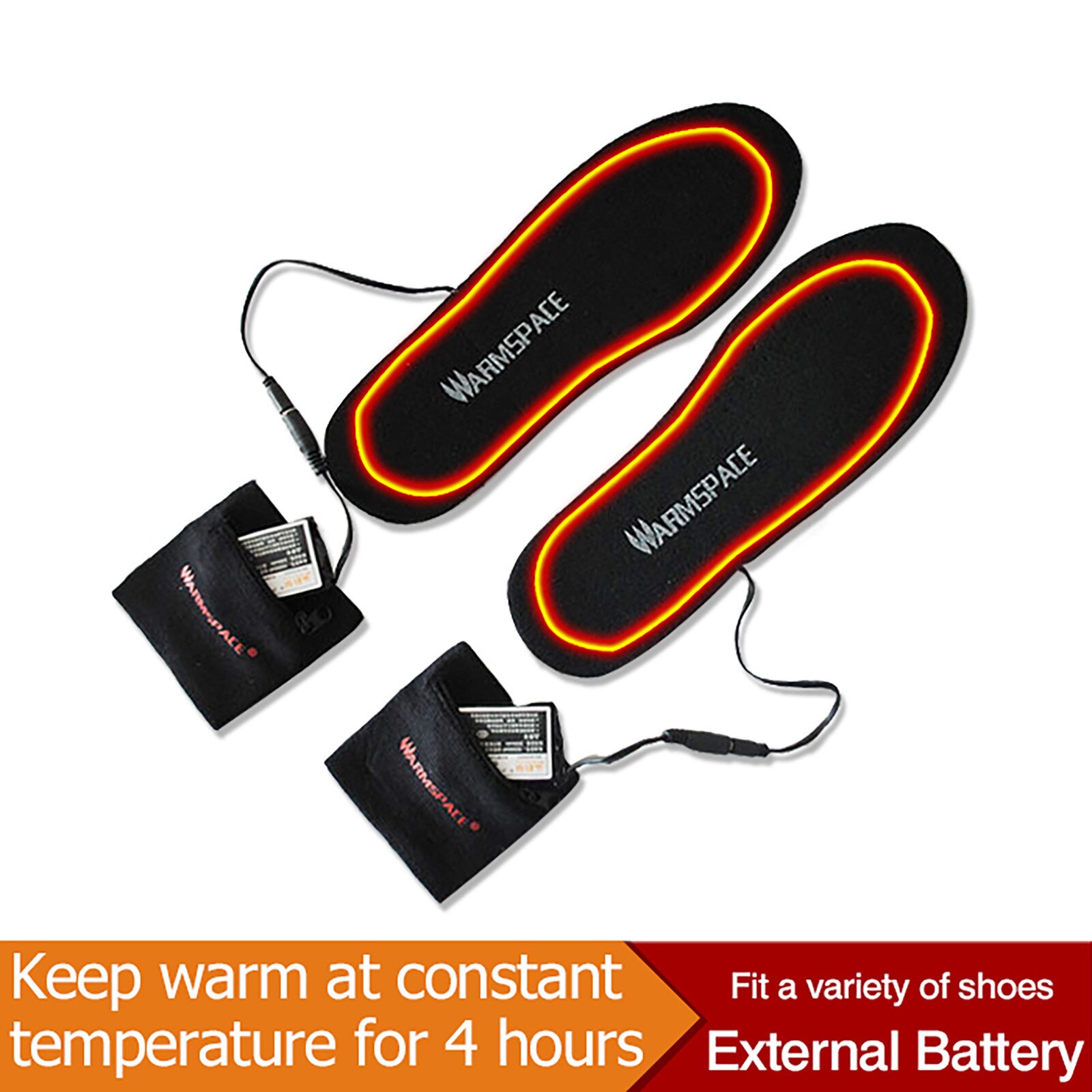 Foot Warmer Heated insole Rechargeable Battery Cha... – Grandado