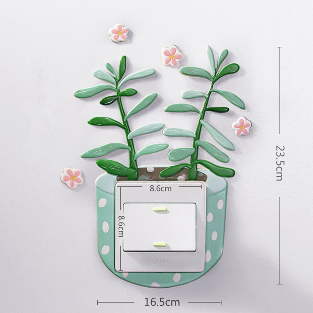 Cartoon Cactus Switch Sticker Luminous Switch Cove... – Vicedeal