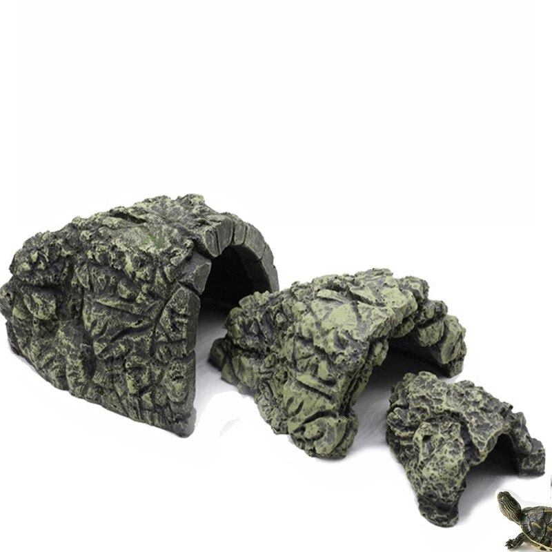 Reptile Hiding Cave Lizard Snake Turtle Hide Rest ... – Vicedeal