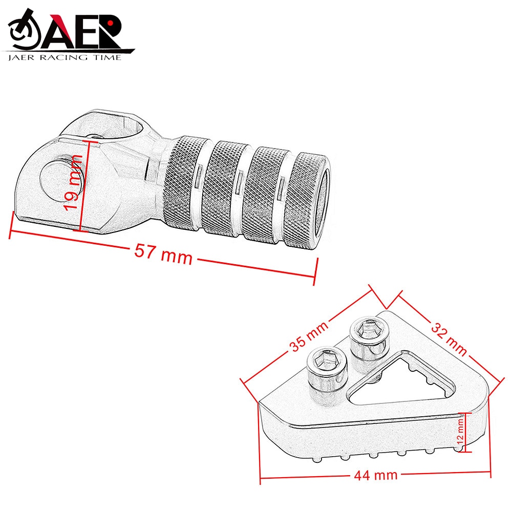 Achterrem Pedaal Stap Versnellingspook Tip Voor Kt... – Grandado