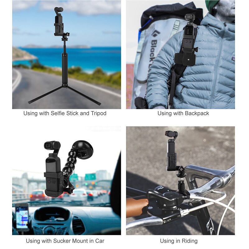 Updated Adapter DJI OSMO Pocket Mount with Lanyard... – Grandado