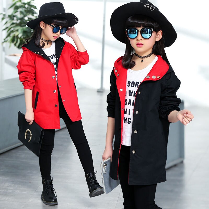 Windbreaker Windproof Double-sided Coat Spring Aut... – Grandado