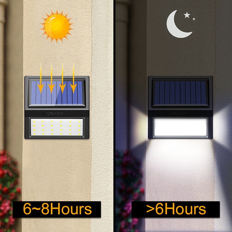 Solar Lichter Outdoor 30 LED Drahtlose IP65 Wasser... – Vicedeal