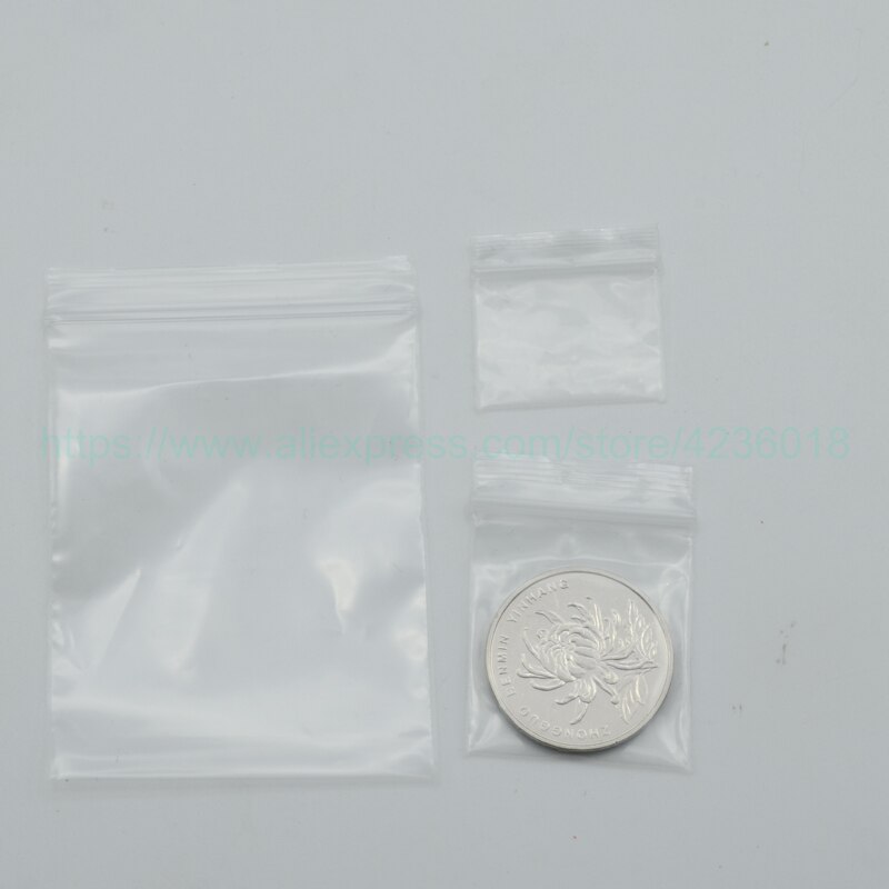 200 stücke Dicke Transparente Kleine Zip-lock Kuns... – Vicedeal
