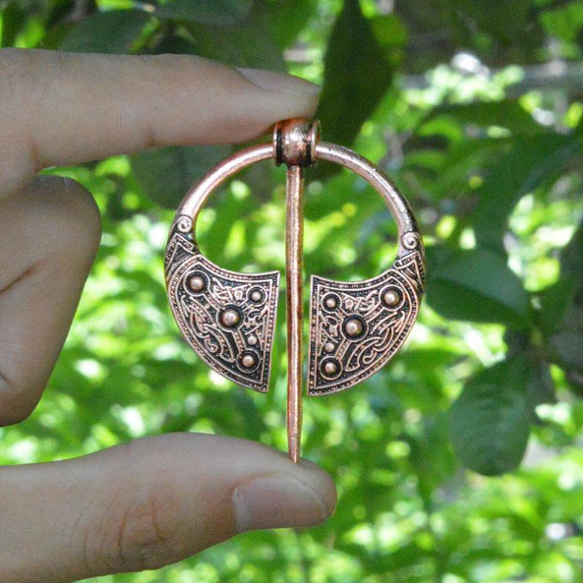 Retro Keltische Viking Kraag Broche Pin Gesp Spira... – Grandado