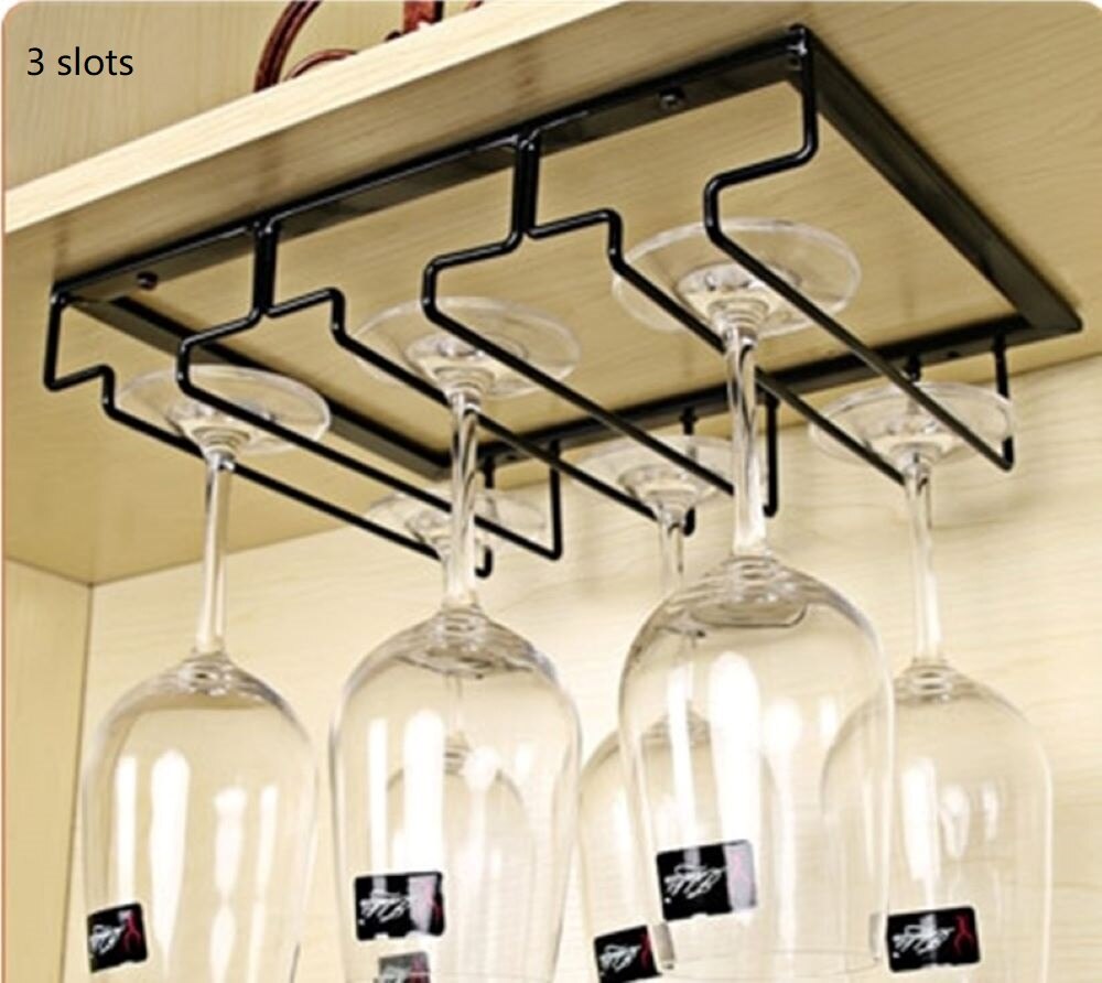 goblet holder Wine Glass Rack hanging red wine cup... – Grandado
