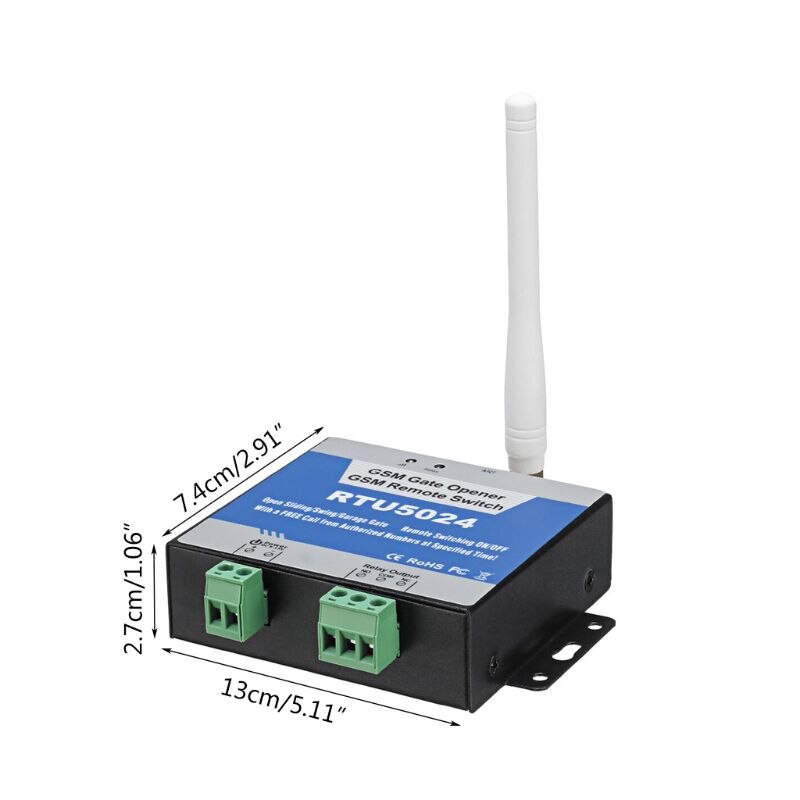 1Set RTU5024 2G GSM Relay SMS Call Remote Controll... – Vicedeal