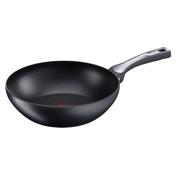 Sartén antiadherente Tefal pericia Wok Black (28 c... – Grandado