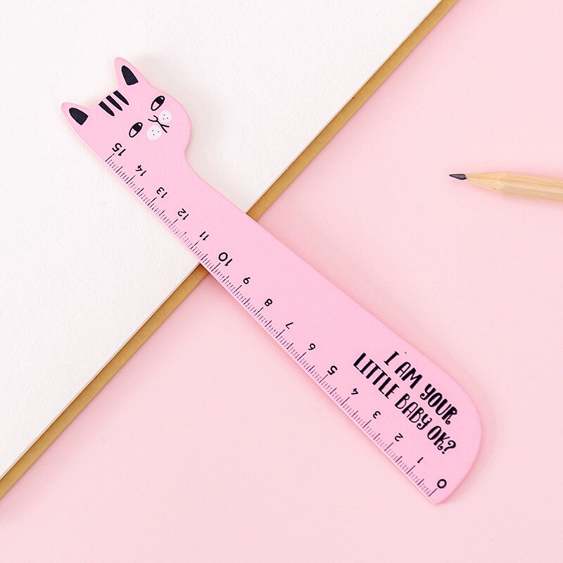 Cat Ruler Kawaii Accessories Cute Ruler Novelty St... – Grandado