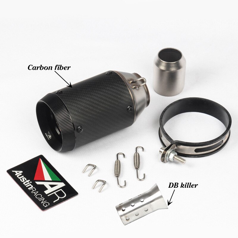 51/60MM Universal motorcycle exhaust muffler austi... – Vicedeal