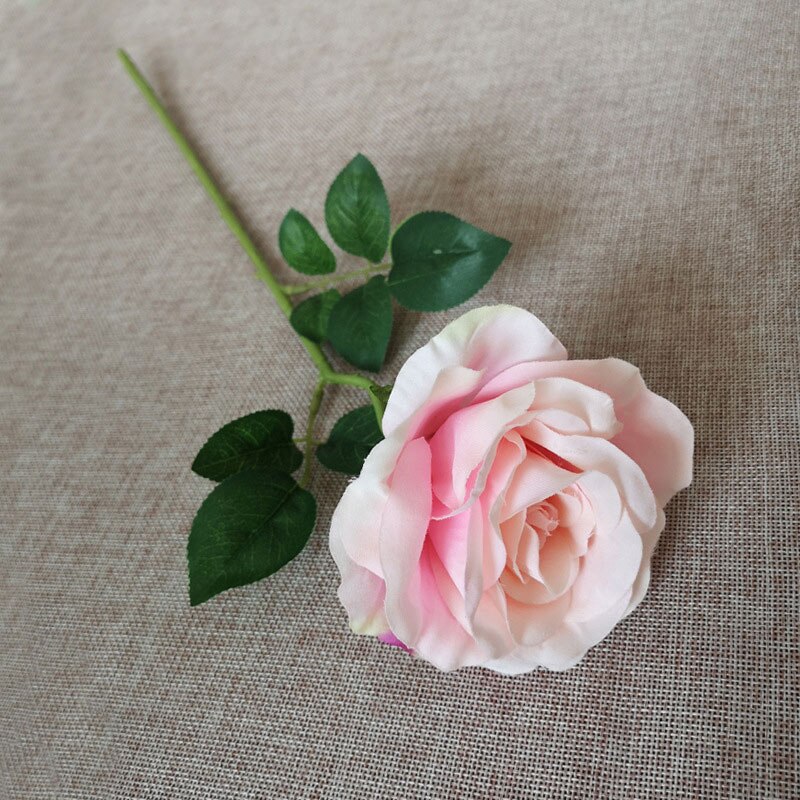 50cm artificial Rose Flowers Single Long Stem Bouq... – Grandado