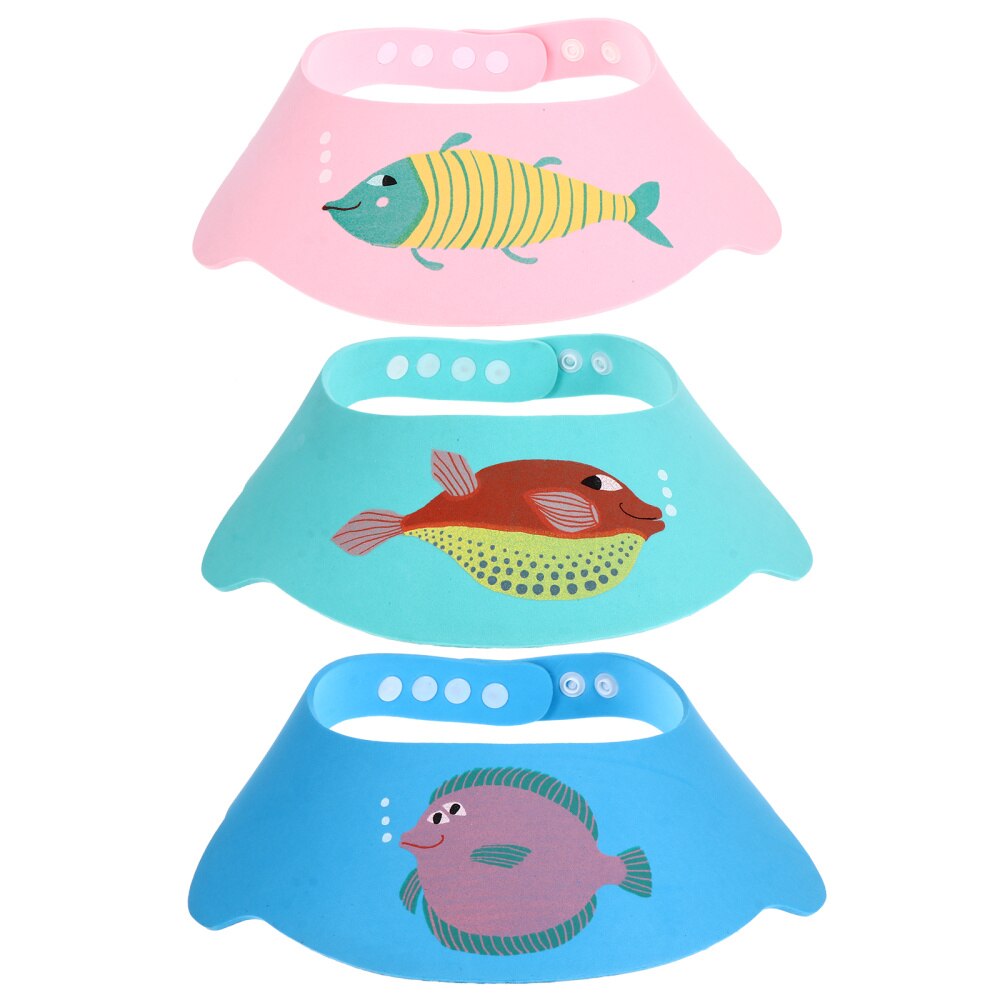 3Pcs Verstelbare Cartoon Shampoo Douche Cap Kids B... – Grandado