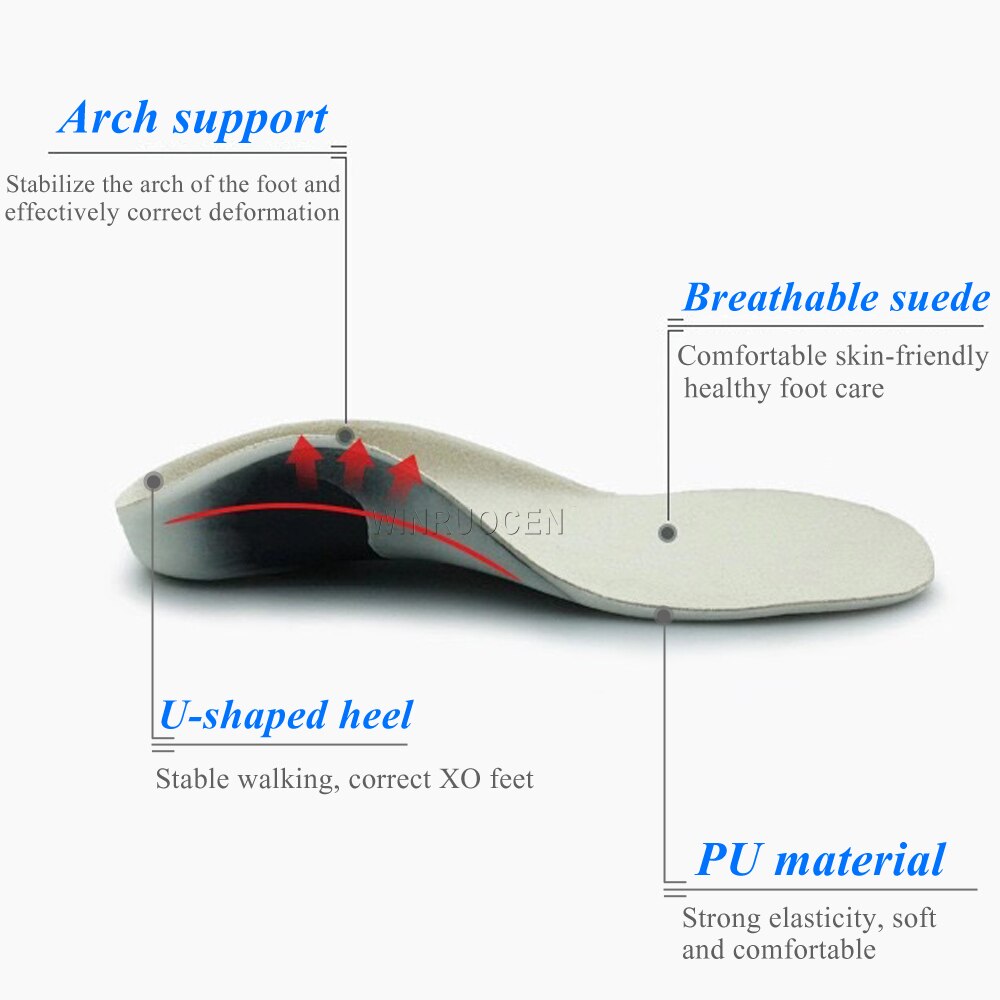 3D Orthopedische Inlegzolen Platvoeten Voor Kinder... – Grandado