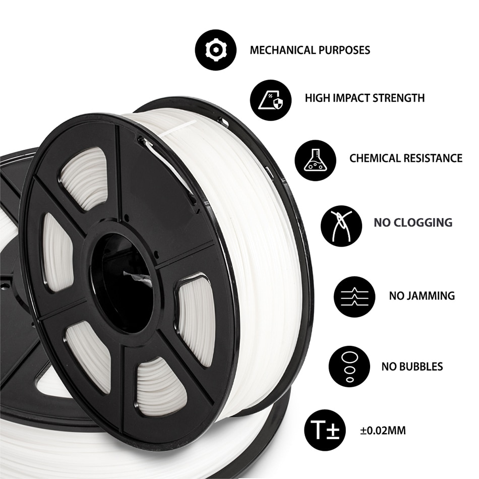 SUNLU ABS 3D Filament 1.75 MM 1kg Plastic ABS 3D P... – Grandado